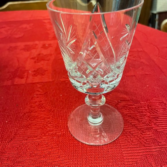 Dining | Crystal Pinwheel Wine Or Water Goblets | Poshmark